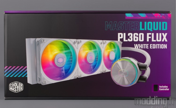 [TEST] AIO Cooler Master MasterLiquid PL360 Flux White Edition | modding.fr